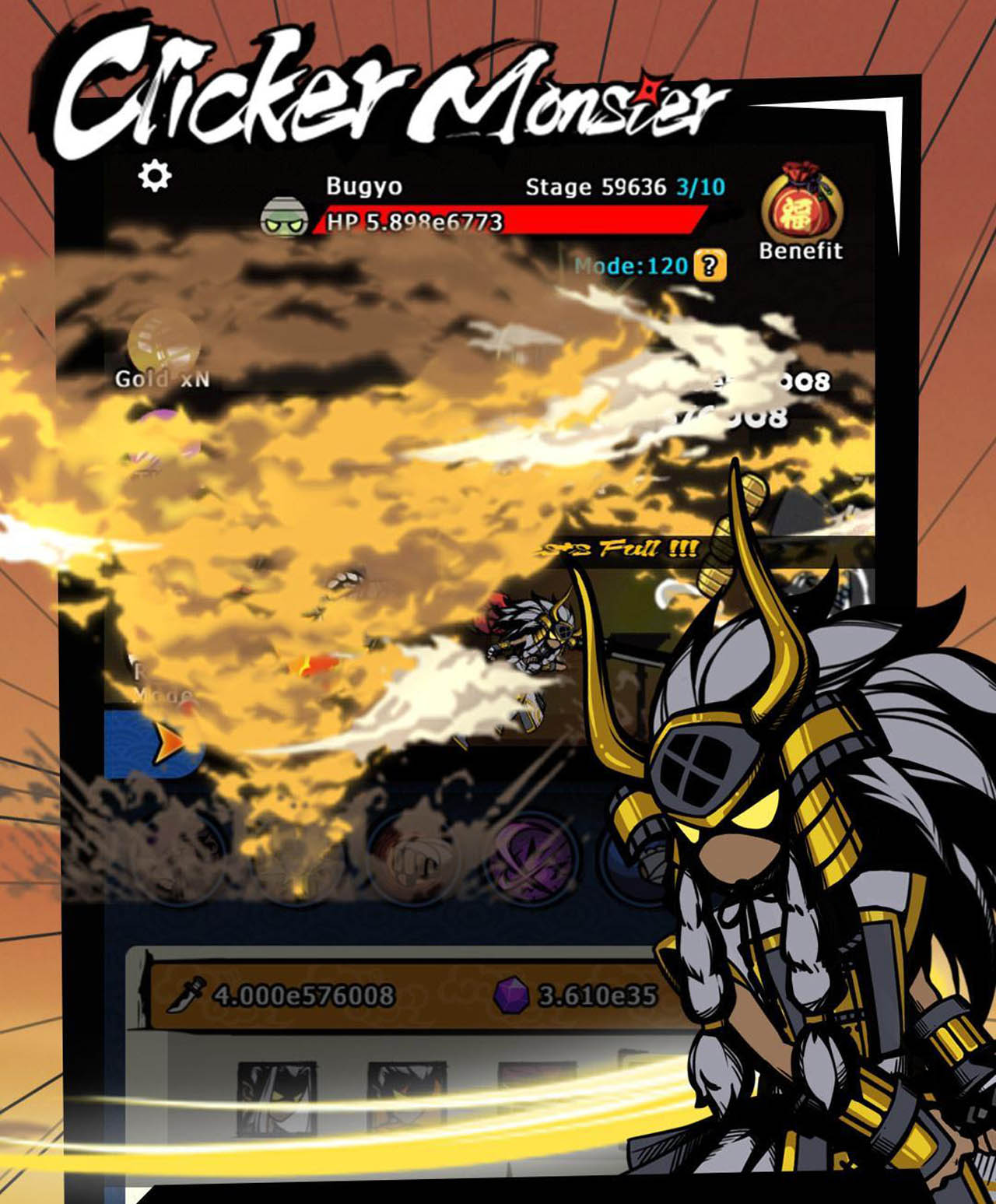 Clicker Monster - Game idle tap màn hình diệt quái