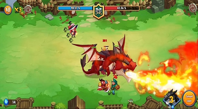 Dragon Knight: Realm Clash - Game nhập vai lối chơi cổ điển nhàn rỗi