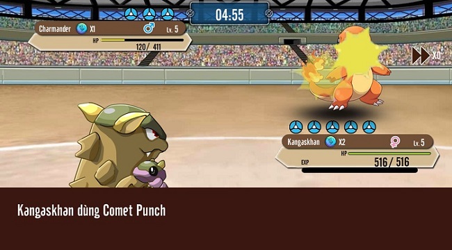 Poke M mang nét cổ điển trong đồ họa, chuyên sâu về hệ thống Pokemon