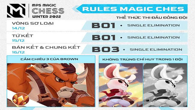 MLBB: Khởi tranh MPS Magic Chess Winter 2022